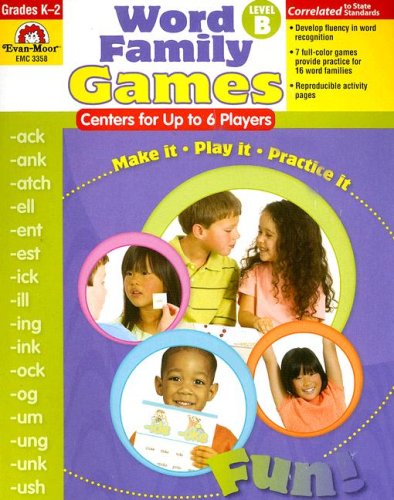 Amazon.com: Word Family Games: Centers for Up to 6 Players, Level B ...