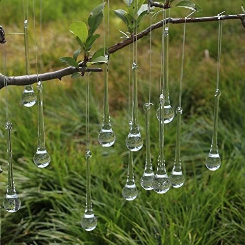 Amazon.com: 10pcs 4inch Large Crystal Raindrop Chandelier Parts Home ...