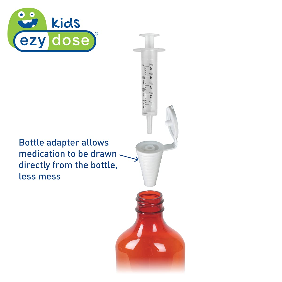 Snapklik.com : EZY DOSE Kids Baby Oral Syringe & Dispenser Calibrated For Liquid Medicine