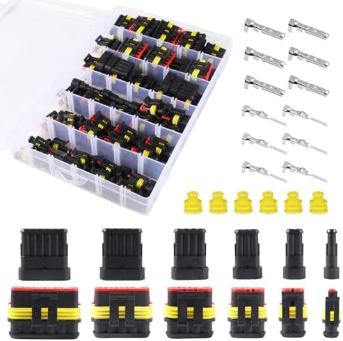 Amazon.com: MELIFE 708PCS Waterproof Car Electrical Connector Plug ...