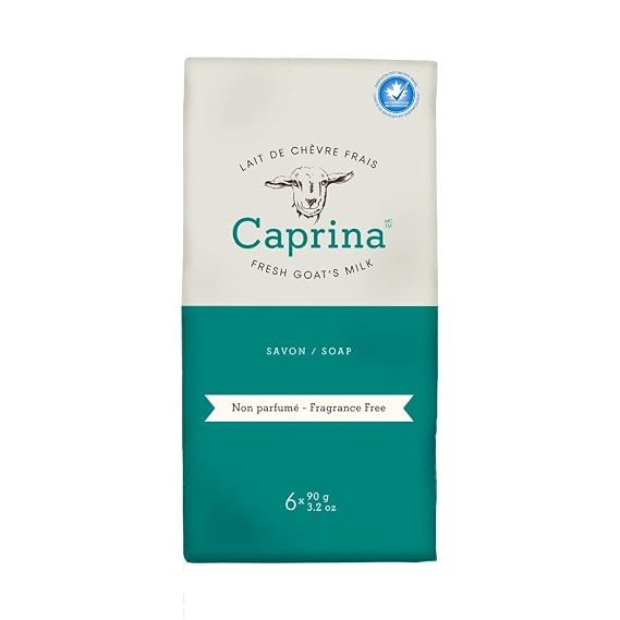 Amazon.com: Caprina Fresh Goat's Milk Bar Soap Fragrance Free for ...