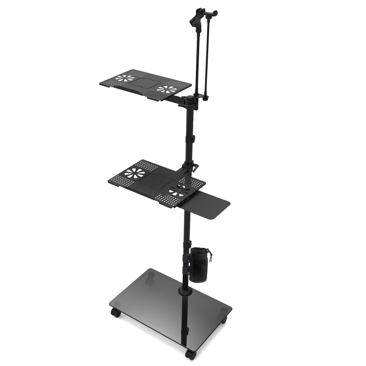 Swivel Tilt Laptop Desk, Height Adjustable Portable and Rolling Desk ...