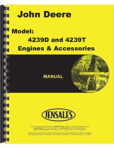 John Deere 4239D 4239T Engine Parts Manual (JD-P-PC3153): John Deere ...