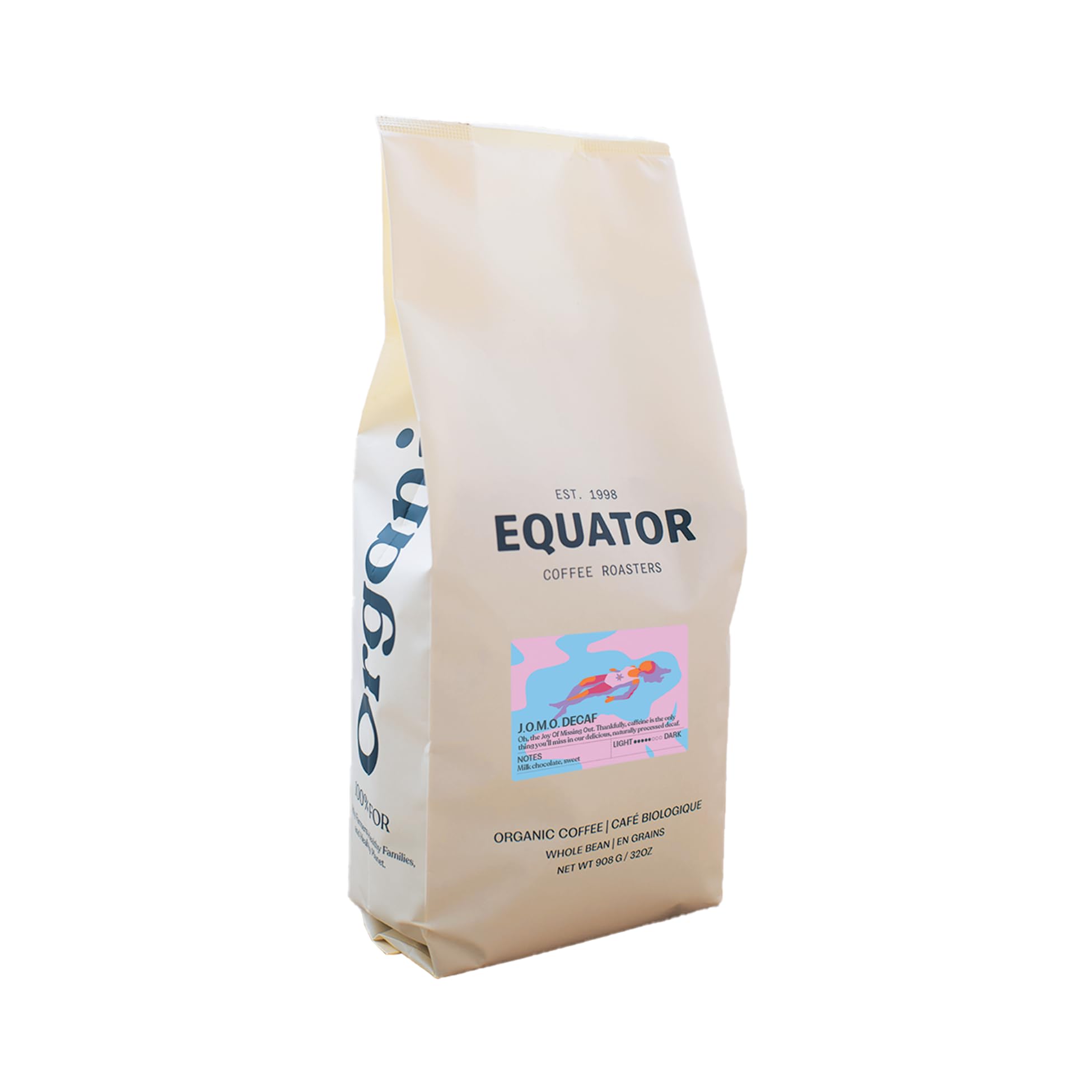 Equator Coffee J.O.M.O Decaf Coffee Blend – Naturally Processed by CO2 ...