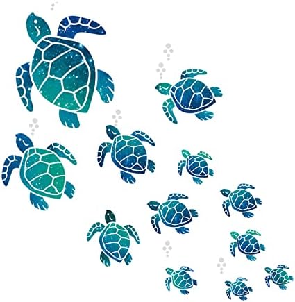 Amazon.com: Sea Turtle Wall Decals Stickers Glow in The Dark Wall ...