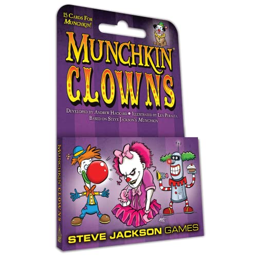 Steve Jackson Games Munchkin Clowns Card Game (Mini-Expansion) | 15 ...