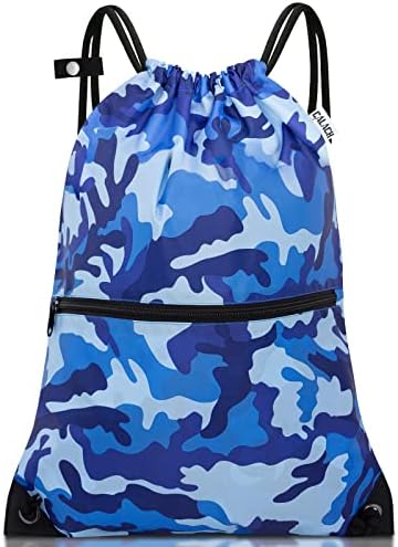 Amazon.com | CALACH draw string back bag, Large Gym Sports string ...