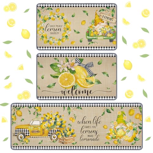 Best Lemon Kitchen Rugs to Brighten Up Your Space - Totally Reviewed
