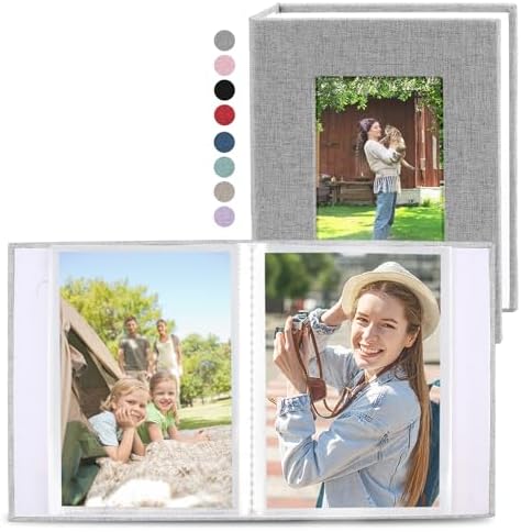 Amazon.com: SEEHAN 5x7 Photo Frames Wooden Flip Photo Album 5x7 ...