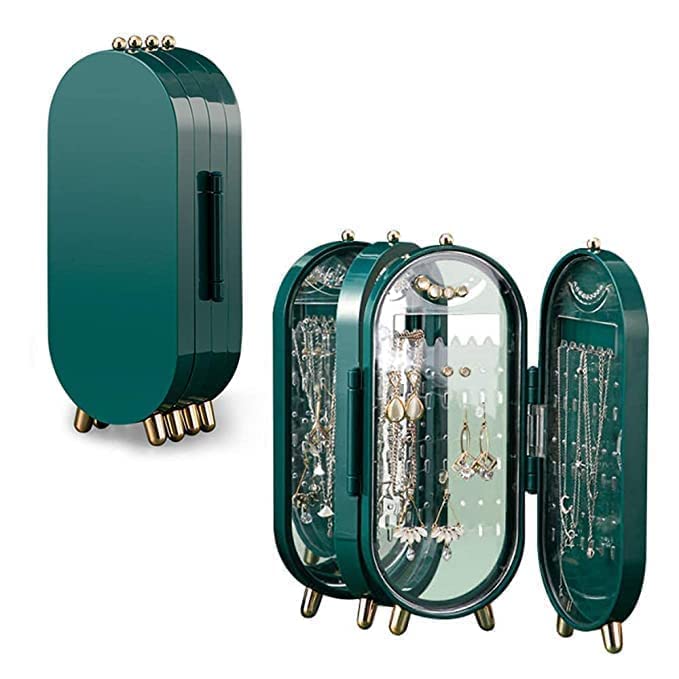 BINAKASH ENTERPRISE Acrylic New Foldable Jewellery Box With Mirror ...