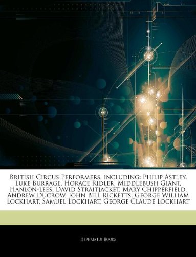 Amazon | Articles on British Circus Performers, Including: Philip ...