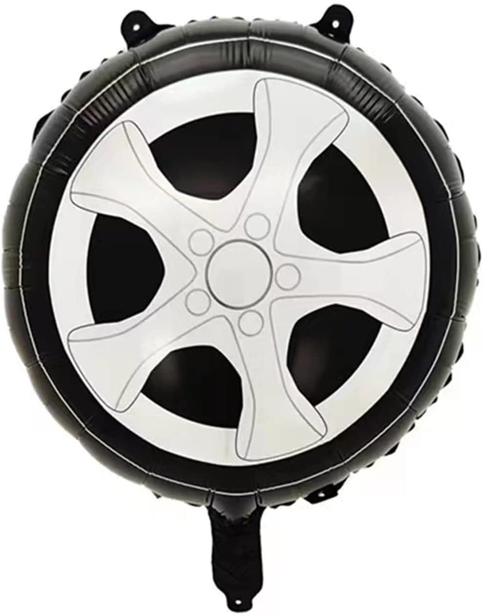 PartySanthe 2pcs Race Car Balloons Foil Wheel Tire Balloons 18Inch ...