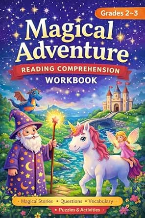 Magical Adventure Reading Comprehension Workbook: 50 Magical Stories ...