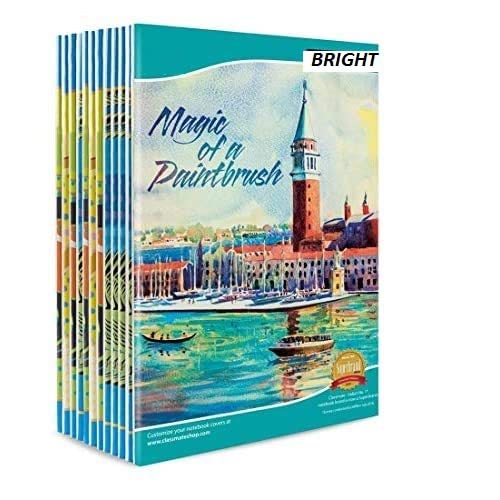 NAVDURGAA Bright 100 Pages A4 Size Notebook - Single Line Ruled (29 x ...