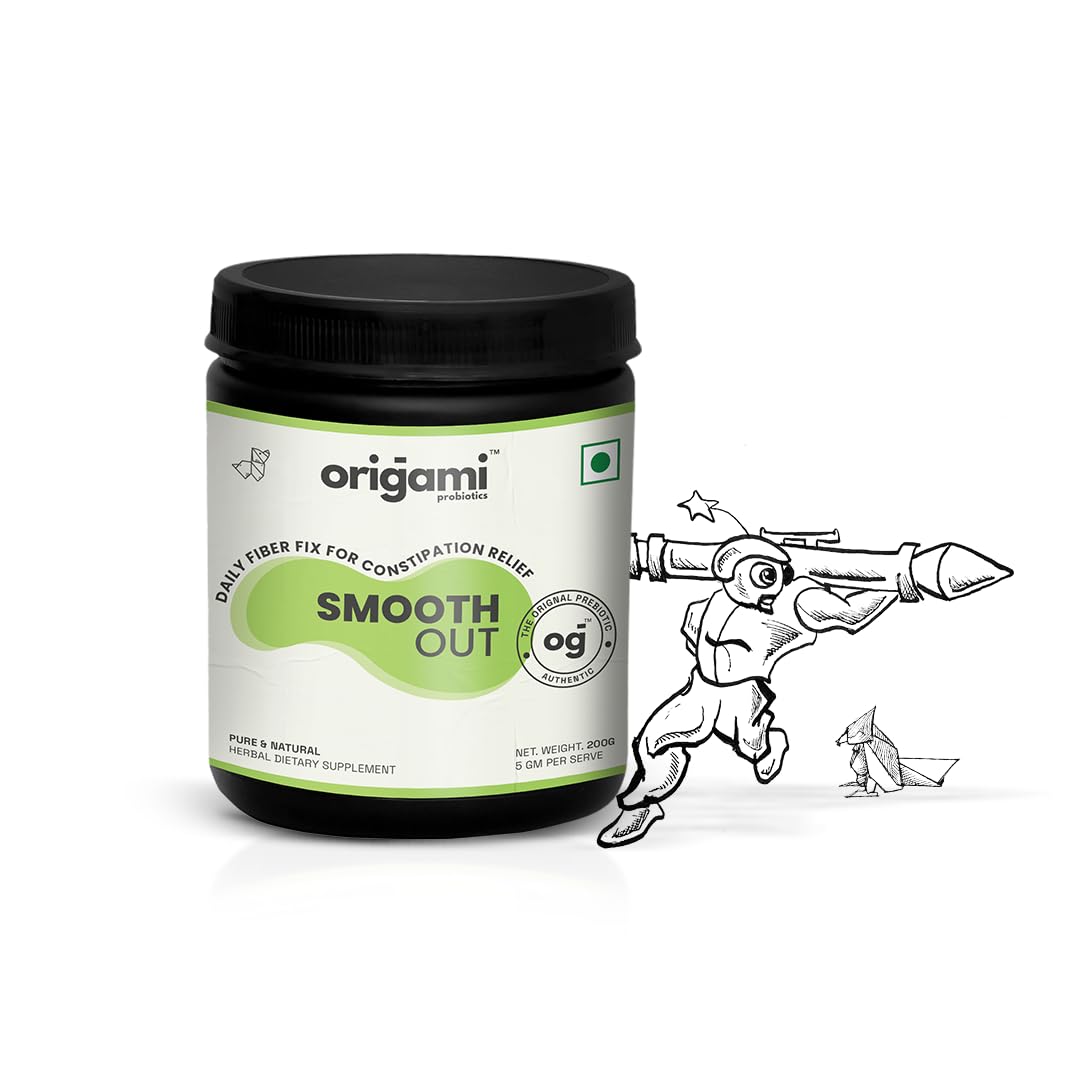 Origami Probiotics Smooth Out Prebiotic Fiber Powder Improves in ...