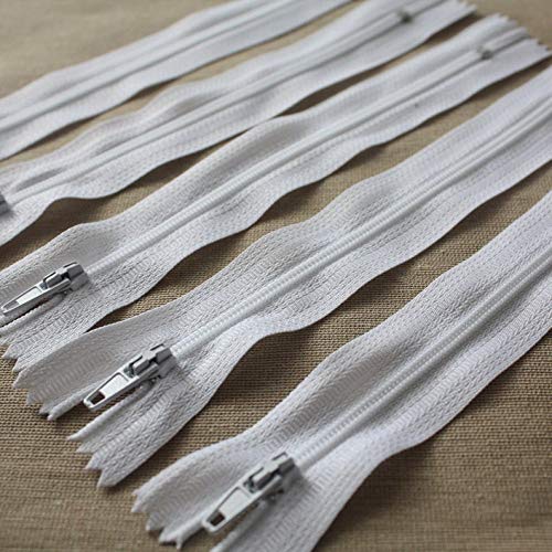 Bhavya Enterprises CFC/Autolock Pant,Trouser Zip (White, 8 inch), Pack ...