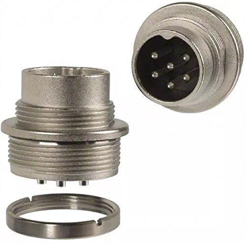 Circular DIN Connectors 6P DIN PANEL MALE (1 piece): Amazon.com ...
