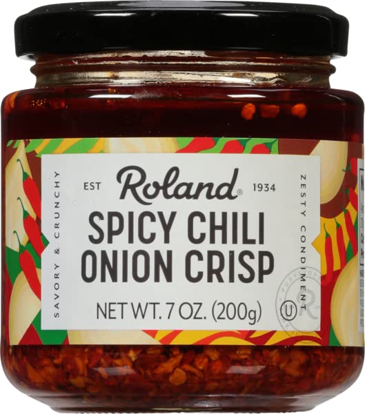 Amazon.com : Roland Foods Spicy Chili Onion Crisp, 7 Ounce : Grocery ...