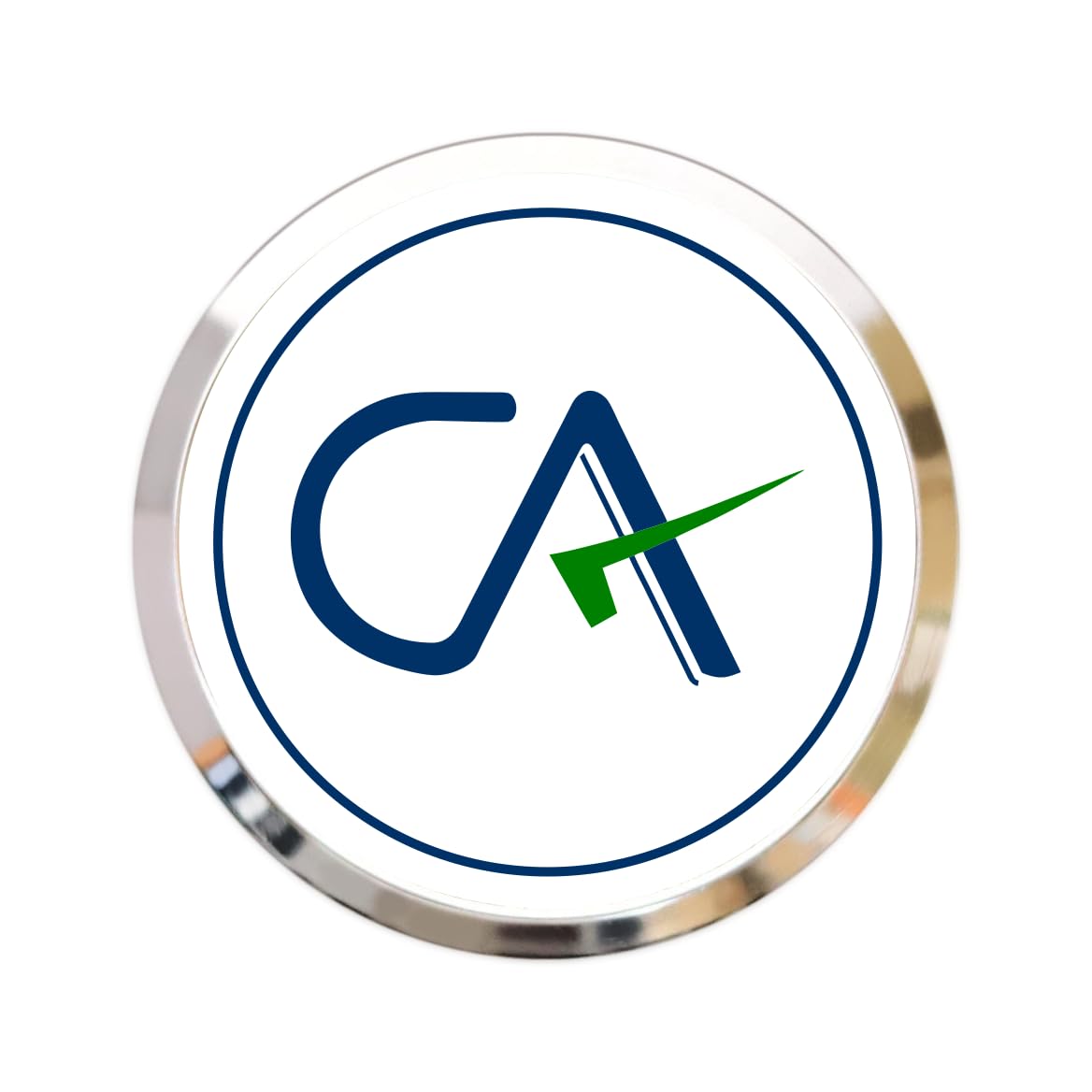 Printemporio CA Chartered Accountant Logo for Car and Bike, 3D Sticker ...