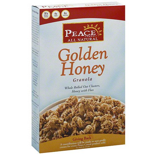 Amazon.com: Peace Cereals Golden Honey Granola With Flax (6x12 Oz ...