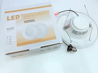 Pack of 12 Piece :M.T.C Canada LED 6 inch Retrofit Pot Light Fixture ...