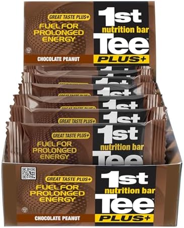 Amazon.com : 1st Tee Plus+ Chocolate Peanut Bars Great Snack bar to ...