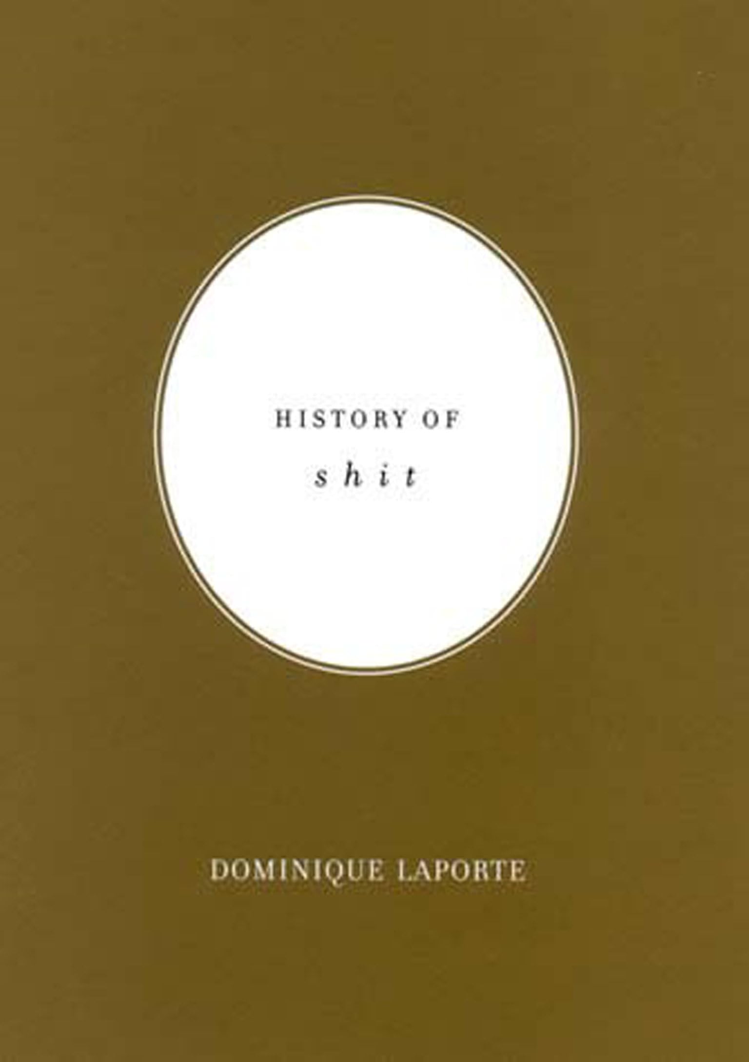 Amazon.com: History of Shit (Documents Book): 9780262621601: Laporte ...