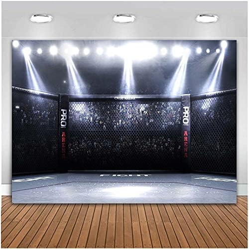 Amazon.com : TOAOFY Boxing Ring Backdrop Boxing Match Background Sports ...