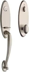 Yale YR926OVA-15 Design Elements Handleset, Satin Nickel - Door Levers ...