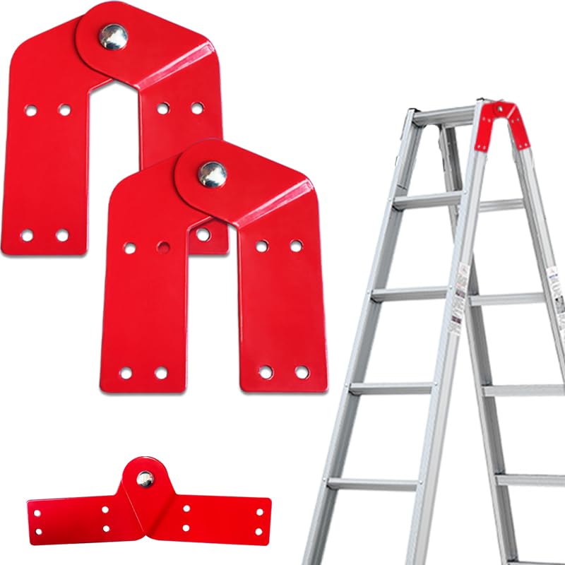 Snapklik.com : 2 PCS Attic Ladder Hinge, Aluminum Tie Rod Attic Ladder ...