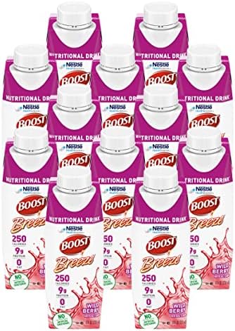 Amazon.com: Boost Breeze Nutritional Drink, Wild Berry Box, 8 Fl Oz ...