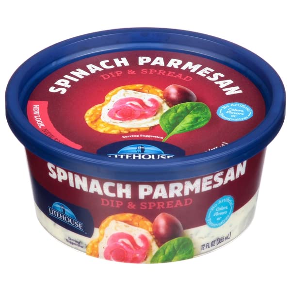 Amazon.com: Litehouse, Dip & Spread Spinach Parmesan, 12 Fl Oz ...