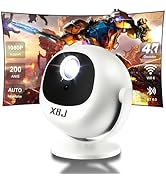 Amazon.com: XBJ Portable Projector with Wifi and Bluetooth, Upgraded ...
