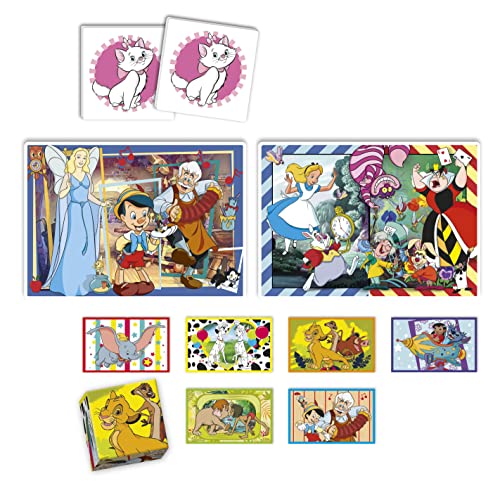 Clementoni – 18290 – Edukit 4 In 1 Disney Classics (30 And 48 Pieces ...
