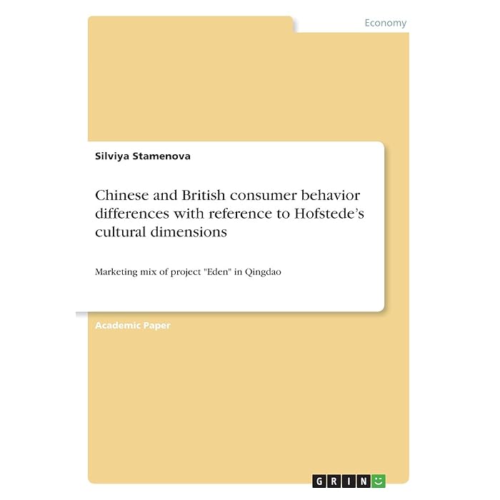 Buy Chinese and British consumer behavior differences with reference to ...