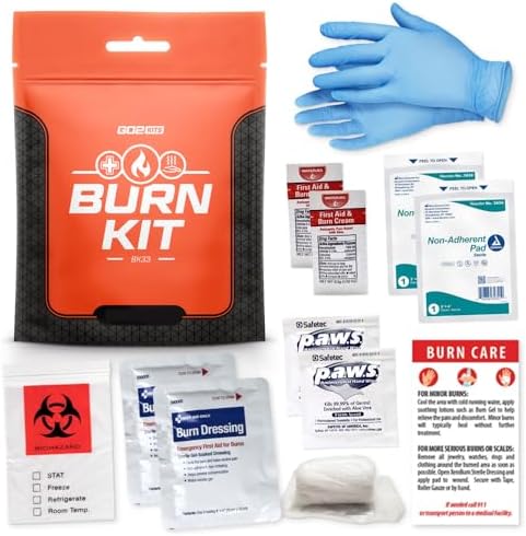 Amazon.com: Go2Kits Advanced Burn Kit, Comprehensive Burn First Aid Kit ...