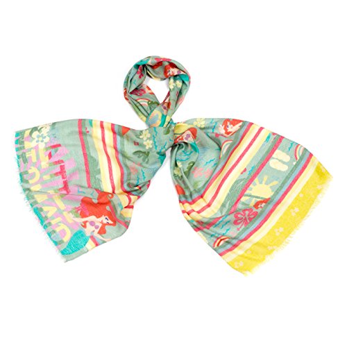 Buy Disney By Shingora Green Mermaid Ariel scarf or stole for kids at ...