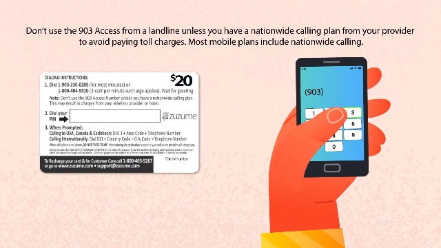 Watch How to Make a Call With Our Zuzume Phone Card on Amazon Live