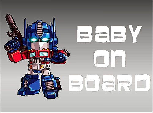 Bermuda Shorts Graphics Optimus Prime Baby on Board/Vehicle - Want It All