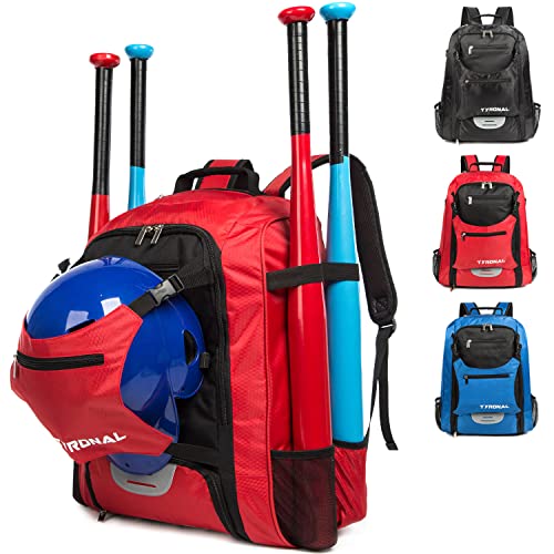 TYRONAL Baseball Bag - Baseball Backpack with Shoes Compartment for ...