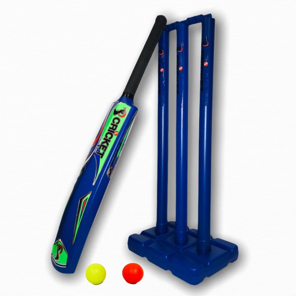 Cricket Stumps Blaster Plastic Cricket Set For Kids & Adults - Includes ...