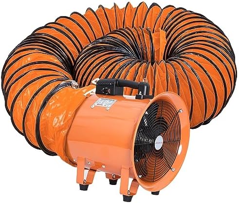 Amazon.com: Utility Blower Fan 10 Inch, 350W High Velocity Ventilator ...