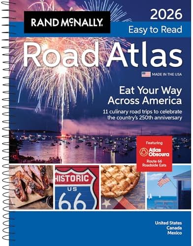 2026 Rand McNally Easy to Read Midsize Road Atlas: Rand McNally ...