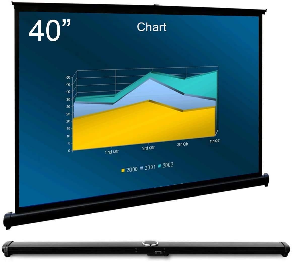 Amazon.com: Portable Projector Screen with Stand, 50 Inch 4:3, Outdoor ...