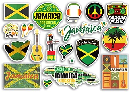 A5 Sticker Sheet Jamaica Vinyl Stickers - Caribbean Country Landmarks ...