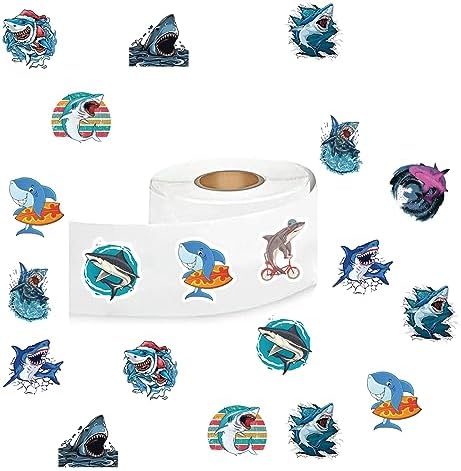 Amazon.com: Cool Shark Stickers 755 Count Ocean Sea Animal Tropical ...