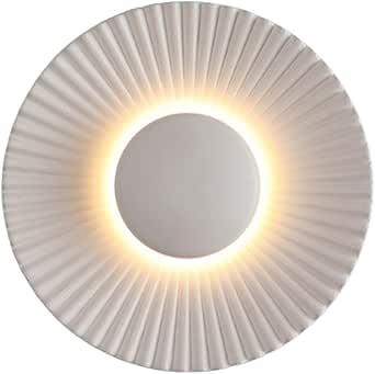 GeRRiT Modern LED Wall Light Round Disc Sconce Circle Shape Aluminum ...