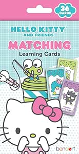 Amazon.com: Hello Kitty Matching Learning Cards, Match Game, 36 Cards ...