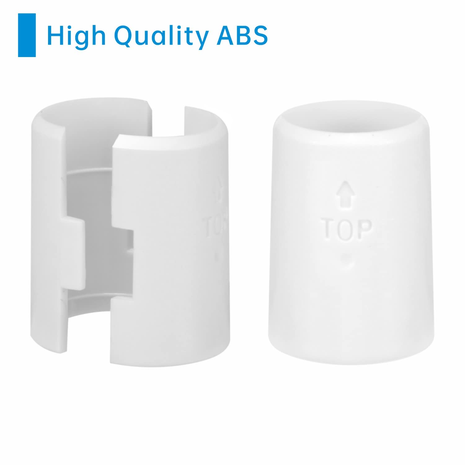 Snapklik.com : Jamiikury 52pcs White Wire Shelf Clips Shelf Lock Clips ...