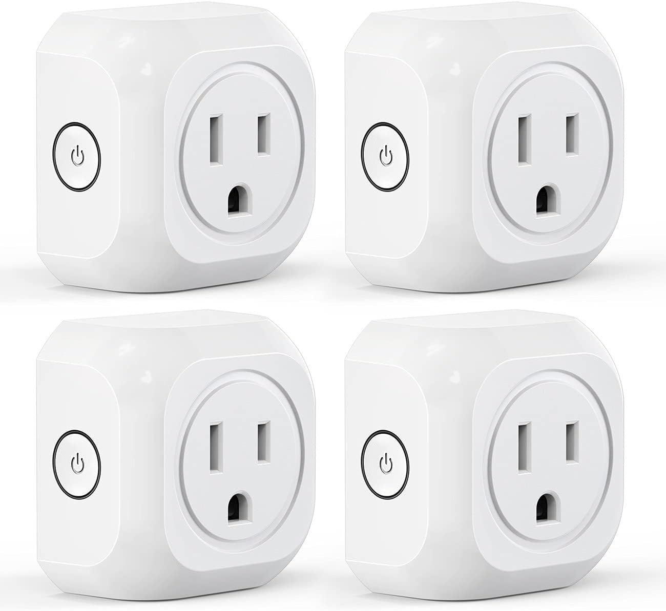 Smart Plug 2 Pack Wi-Fi Enabled Mini Smart Socket Compatible with ...